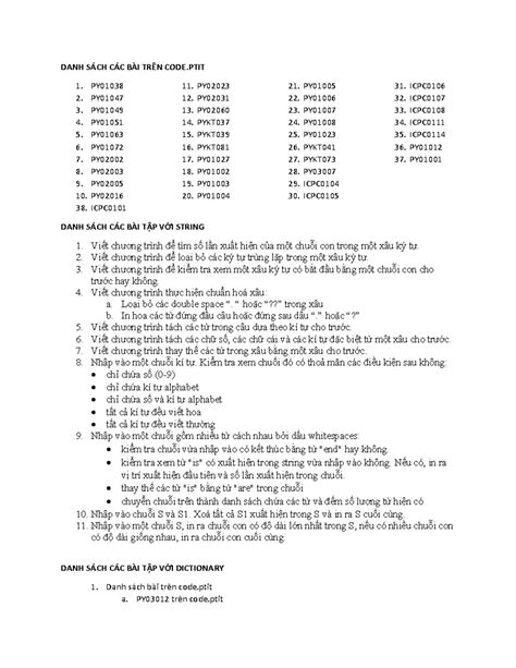T Ng H P B I T P Python Pykt Icpc Cho Sinh Vi N Studocu