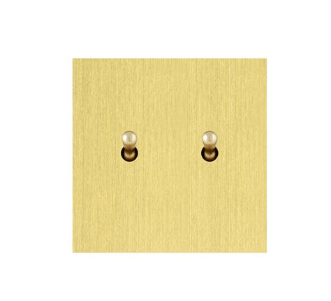 Interrupteur Allure Simple Or Clair Simple Allumage X1 Poussoir X1 Laiton L8cm H8cm