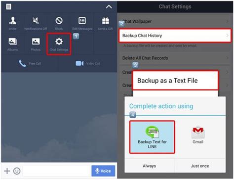 how to back up line chat efficiently ios and android