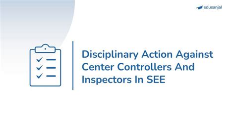 Disciplinary Actions Against Center Controllers And Inspectors In See Edusanjal