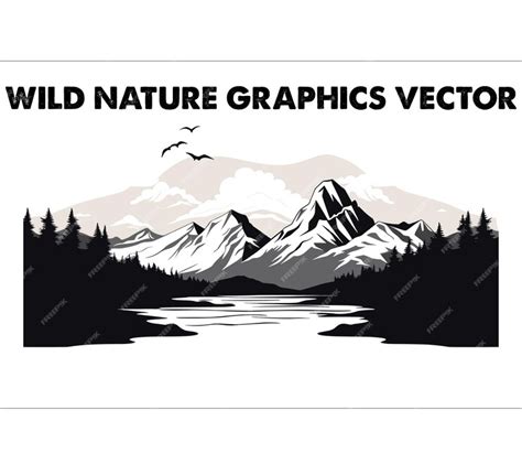 Wild Nature Art Forest Vector Wildlife Illustration Jungle Design