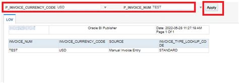 adding list of values to oracle bip report techsupper