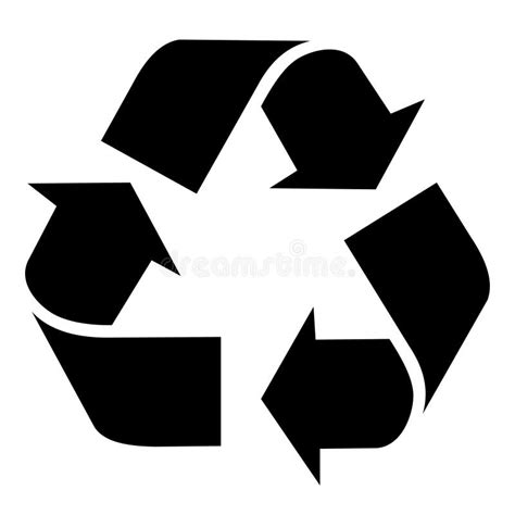 Vector De Icono De Reciclaje Aislado En Fondo Blanco Ilustración Del Vector Ilustración De
