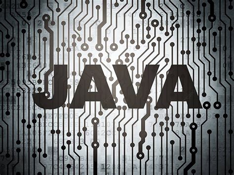 Programming Concept Circuit Board With Java Modern Script Electric