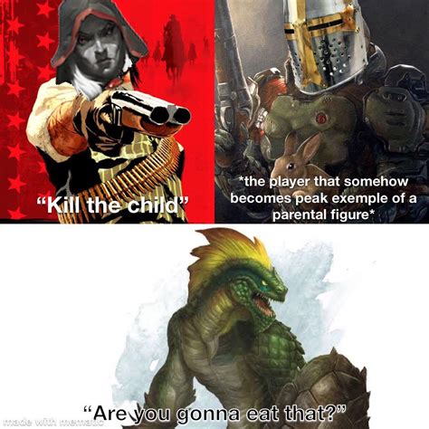 Types Of Player When Presented With An Infant Npc In Need Of Help