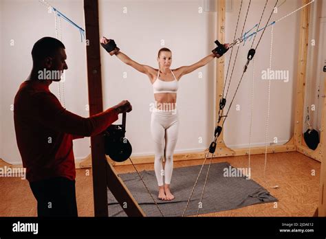 Girl Pulls On Rope Hi Res Stock Photography And Images Alamy