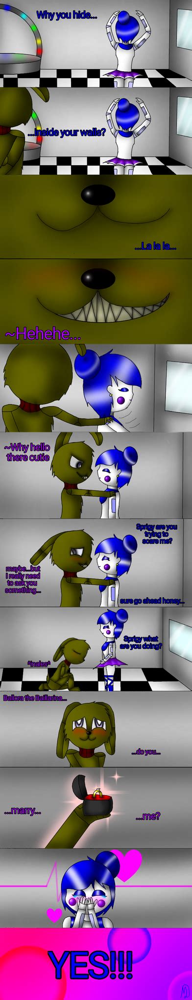 Fnaf~ Ballora X Springtrap Marry Me By Purplestargirl On Deviantart