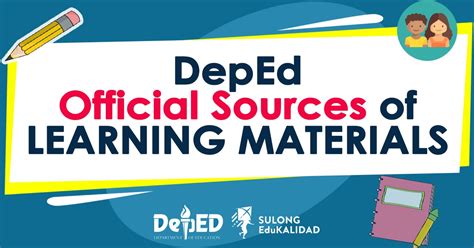 Deped Official Sources Of Learning Materials Deped Click