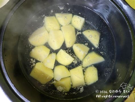 으깬 감자로 만드는 감자튀김 레시피