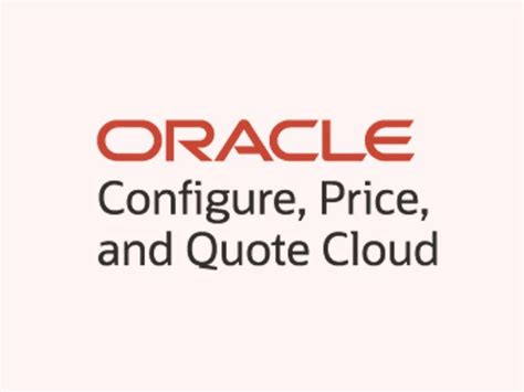 Oracle Cpq Pricing And Reviews 2025
