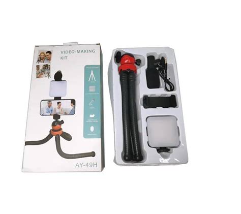 Vlogging Kit Ay49h Portable Vlogging Kit With Tripod Stand Leyjao Pk