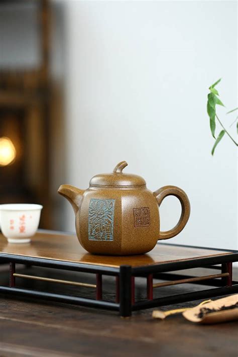 六方茄段陈复澄艺术馆 原矿稀有龙背青 270cc 宜人出品