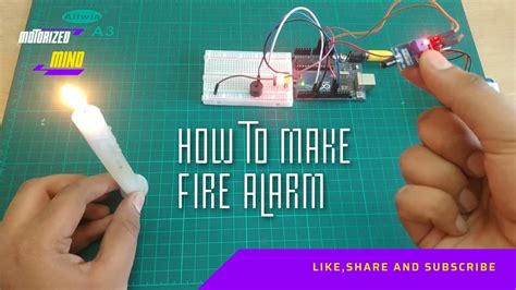 How To Make Fire Alarm Using Arduino Unomotorized Mind Youtube