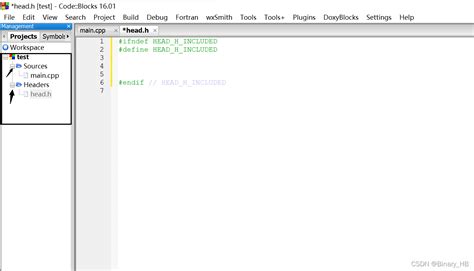 Codeblocks工程的建立（包含头文件，源文件的链接）codeblock设置头文件源文件 Csdn博客