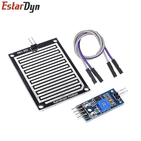 Snow Raindrops Detection Sensor Module Rain Weather Module Humidity For Arduino Relay Control