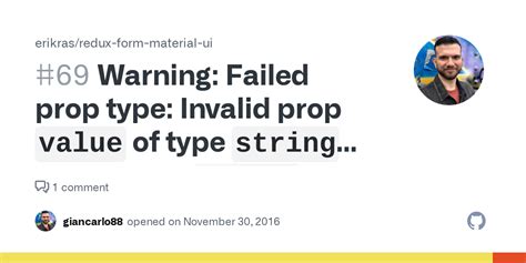 Warning Failed Prop Type Invalid Prop Value Of Type String