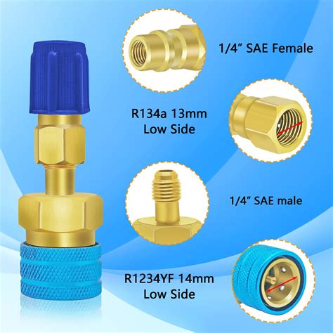 R1234yf Quick Coupler R1234yf To R134a Adapter1234yf