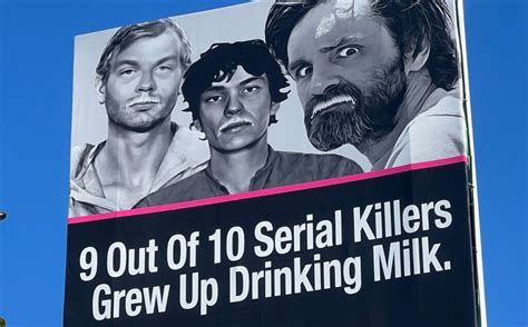 Controversial Anti Dairy Billboard Associates Milk With Serial Killers