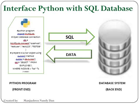 SOLUTION Interface Python With Sql Studypool