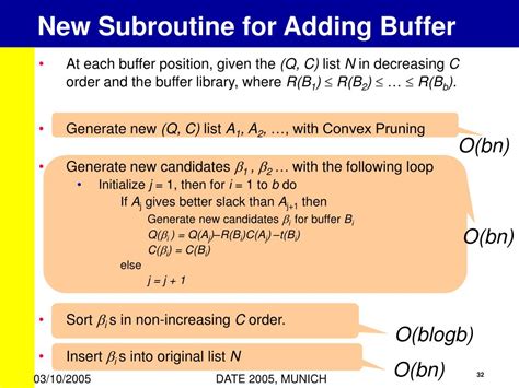Ppt An Obn 2 Time Algorithm For Optimal Buffer Insertion With B Buffer Types Powerpoint