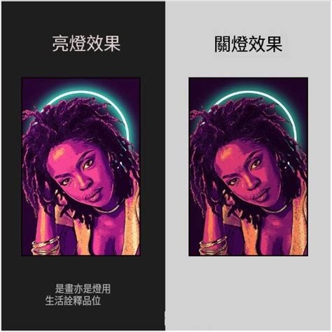 KF 潮流hiphop裝飾畫霓虹燈掛畫LRAPG 3下單後聯絡客服確認尺寸及畫框材質 S371001303 HKTVmall