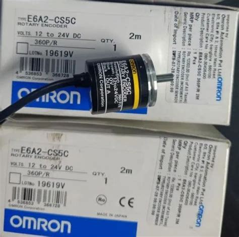 E6a2 Cs5c Omron Rotary Encoder For Industrial At Rs 6997 Piece In Faridabad