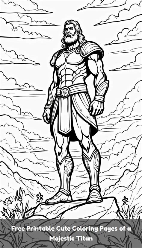 Free Printable Cute Coloring Pages Of A Majestic Titan In 2025 Cute