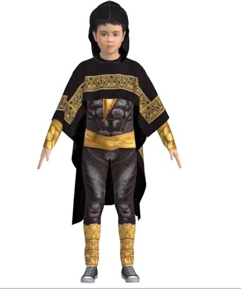 Buy Black Adam Cosplay Costume Jumpsuit Suite And Cloak Cape Online At Lowest Price In India