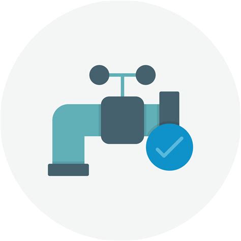 Water Faucet Flat Circle 9569742 Vector Art At Vecteezy