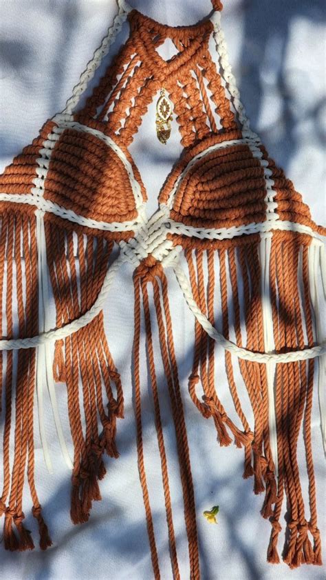 Handmade Boho Style Macrame Top Etsy
