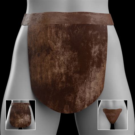 Brown Leather Loincloth Daz Content By Artshock