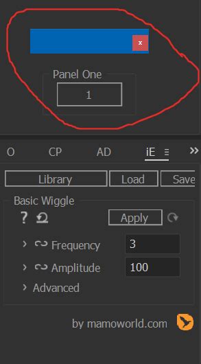 stacked panel group in ui script r aftereffects