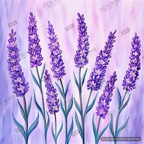 Ai创作图薰衣草绘画 彩绘唯美薰衣草挂画 薰衣草插画 薰衣草画 薰衣草水粉画 薰衣草手绘 薰衣草薰衣草壁画 手绘薰衣草 薰衣草大幅画 薰衣草水彩画 水彩薰衣草精油花卉 花信子插画 油画薰衣草