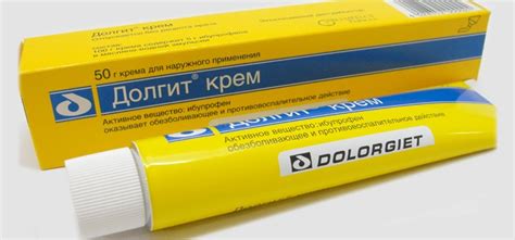 Долгит крем: инструкция по применению, показания, цена, отзывы и аналоги