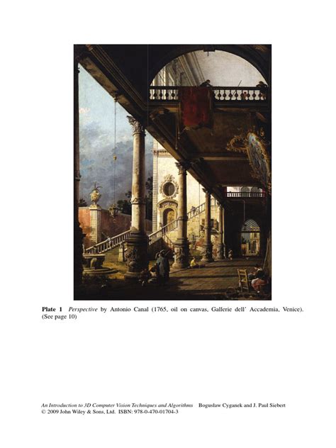 an introduction to 3d computer vision techniques and algorithms 2009 cyganek colour plates