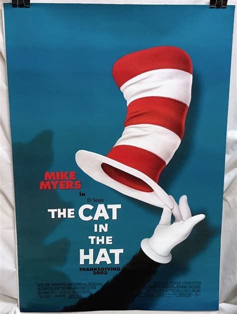 The Cat In The Hat 2003 Rolled Advance Poster