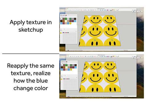 Reloading Texture And Color Will Change Drastically SketchUp SketchUp Community