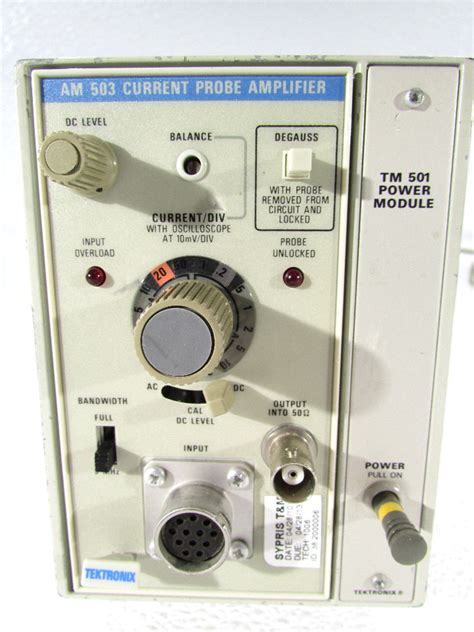 Tektronix Am 503 Current Probe Amplifier Ebay