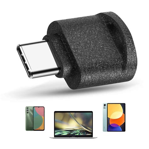 Mini Lecteur Carte micro SD TF Adaptateur USB C Noir Français