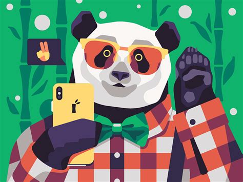 Panda Blogger By Dmitry Stolz For Beresnev Games On Dribbble