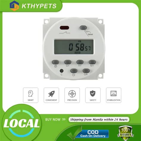 Cn101a Incubator Timer Switch 220v 16a Digital Lcd Power Programmable Timer Relay Switch Lazada Ph
