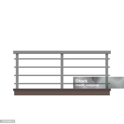 난간 벡터입니다 흰색 바탕에 난간 벽지 텍스트를위한 여유 공간 복사 공간 0명에 대한 스톡 벡터 아트 및 기타 이미지 0명 강철 거리 Istock