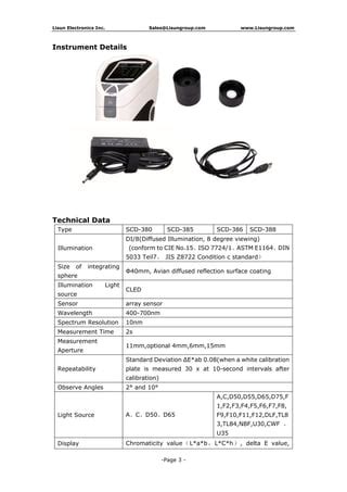 Spectral Colorimeter PDF