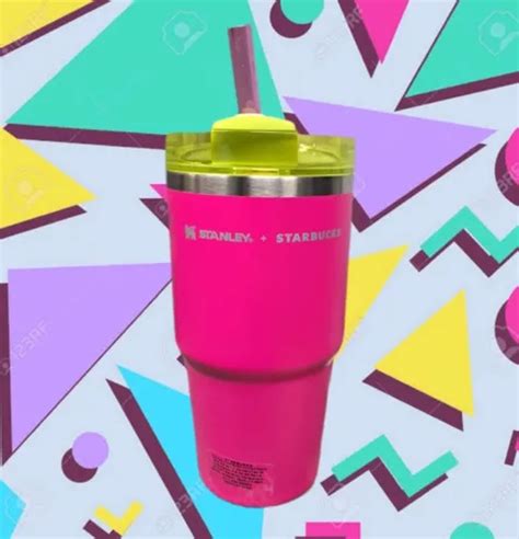 Starbucks X Stanley Vaso Rosa 591 Ml Colección Retro 2024 Meses Sin