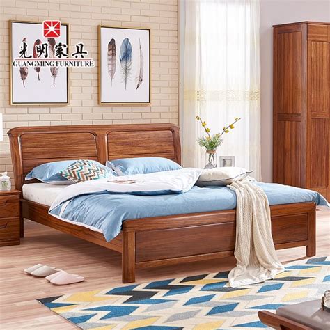 【光明家具】全实木大床 乌金木双人床128 15559 197