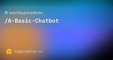 Emirkaanozdemra Basic Chatbot At Main