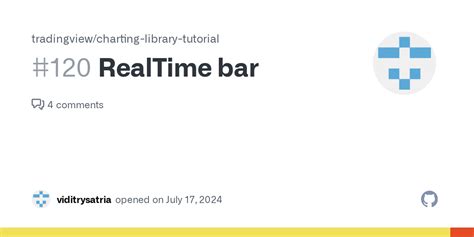 Realtime Bar · Issue 120 · Tradingviewcharting Library Tutorial · Github