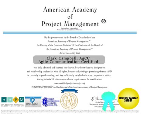 Agile Communications Certification Project Management Agcc Cipm Certified International Project