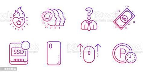 직원 고용 하트 불꽃 및 지불 아이콘 세트 복구 Ssd 위로 스 와이프 및 직원 팀워크 표지판 벡터 경영자에 대한 스톡 벡터 아트 및 기타 이미지 Istock