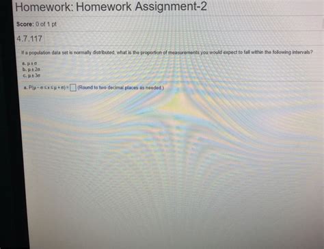 Solved Homework Homework Assignment 2 Score 0 Of 1 Pt If A